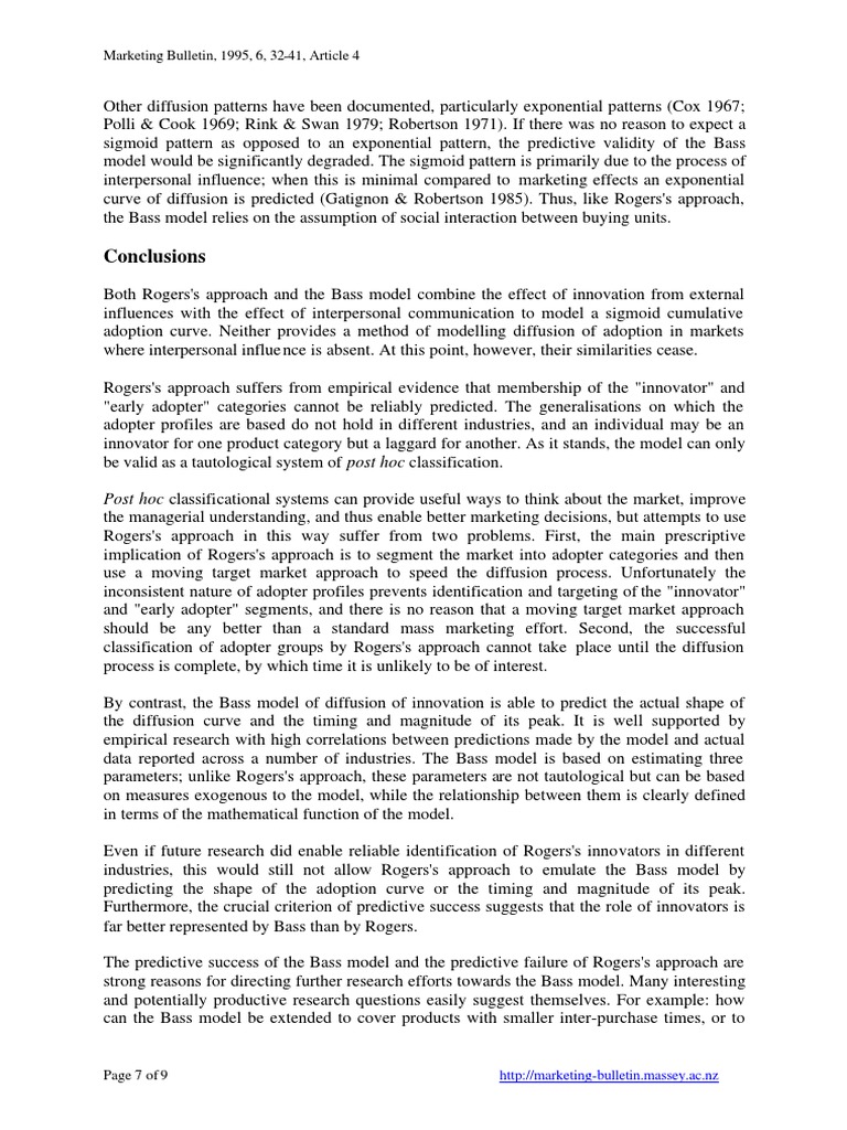 New Product Diffusion Models in Marketing An Asses-Page8 | PDF ...