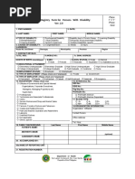 PWD Application Form | PDF | Disability | Employment