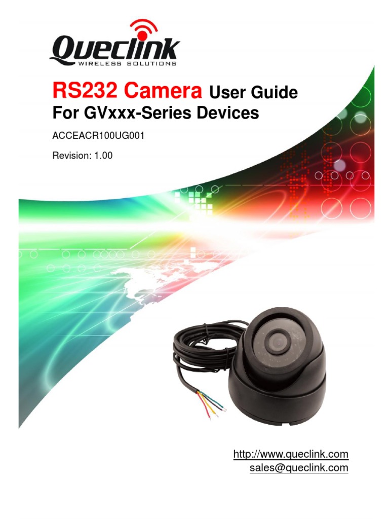 RS232 Camera User Guide V1.1 | PDF | Power Supply | Camera