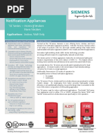 Horn-Strobes-Data-Sheet SGRLED | PDF | Light Emitting Diode | Electricity