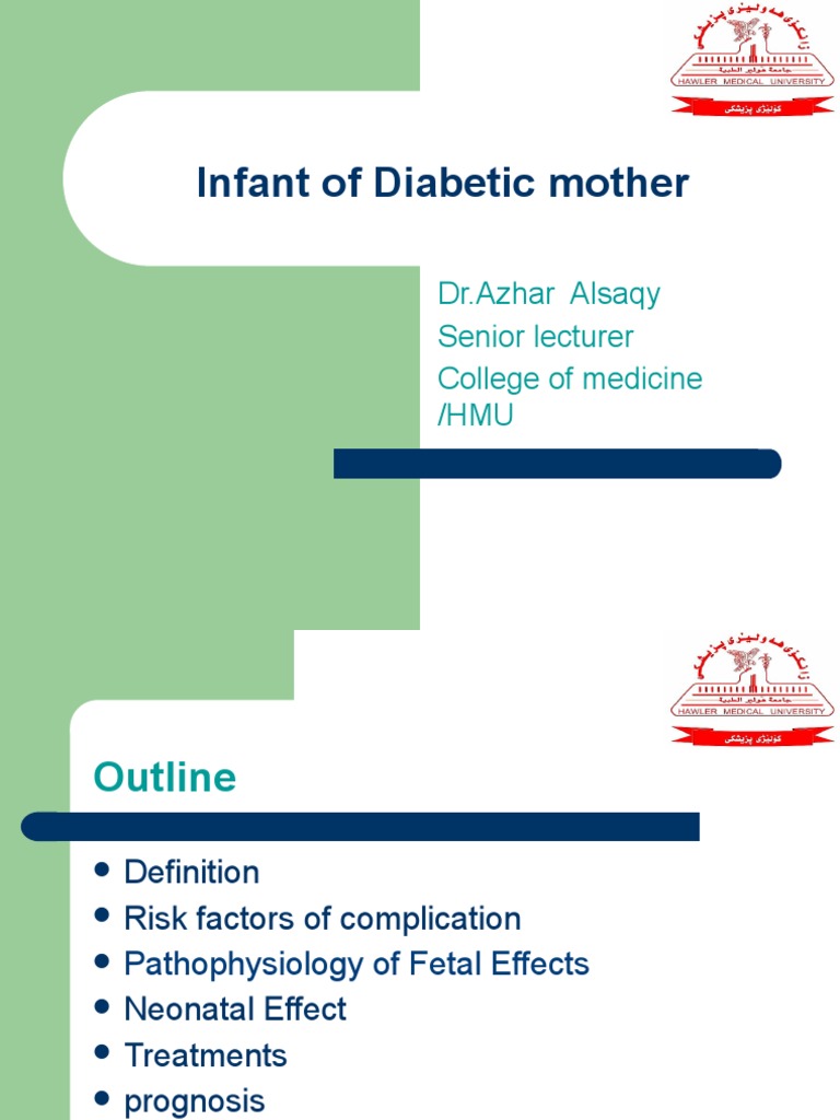 Infant of Diabetic Mother | PDF | Diabetes | Fetus
