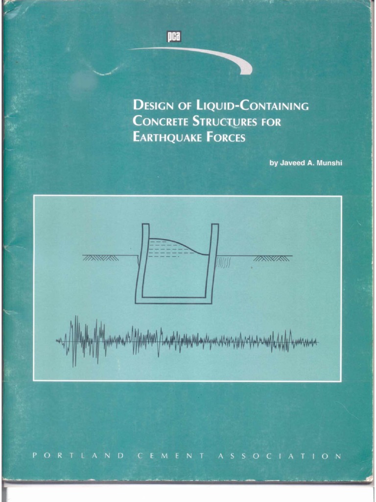 Aci 350 3 Earthquake Forces in Tanks (Book) | PDF