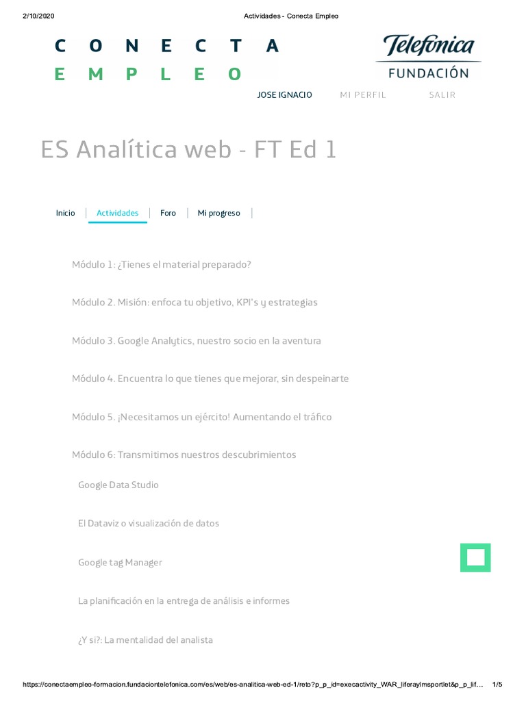 Actividades - Conecta Empleo 6 PDF | PDF