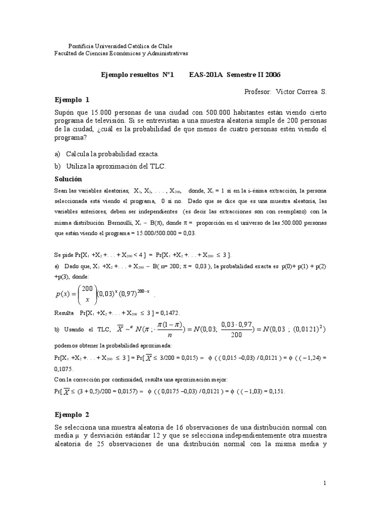 Ejercicios Resueltos 1 | PDF | Estimador | Error medio cuadrado