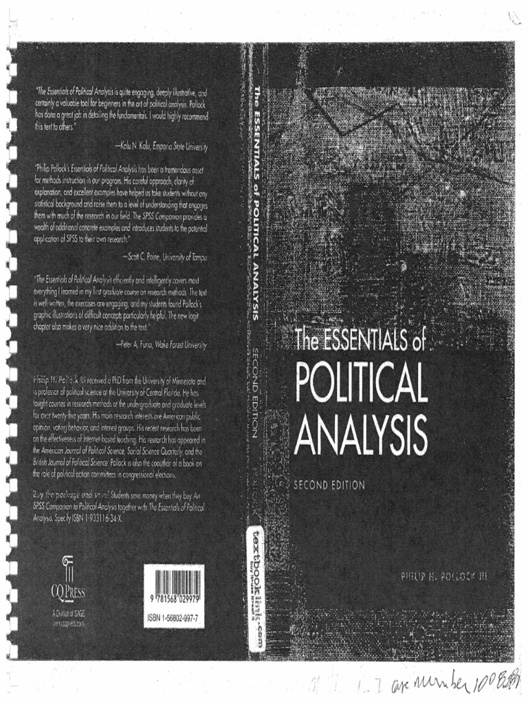 The Essentials of Political Analysis | PDF