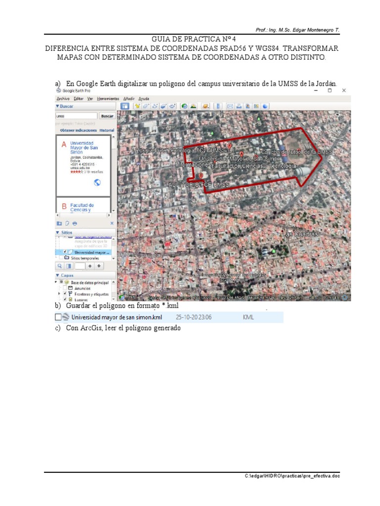 Práctica 4 Geomatica | PDF | Sistema de información geográfica | Datos geográficos e información