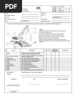 Form Checklist Inspeksi Bulldozer | PDF