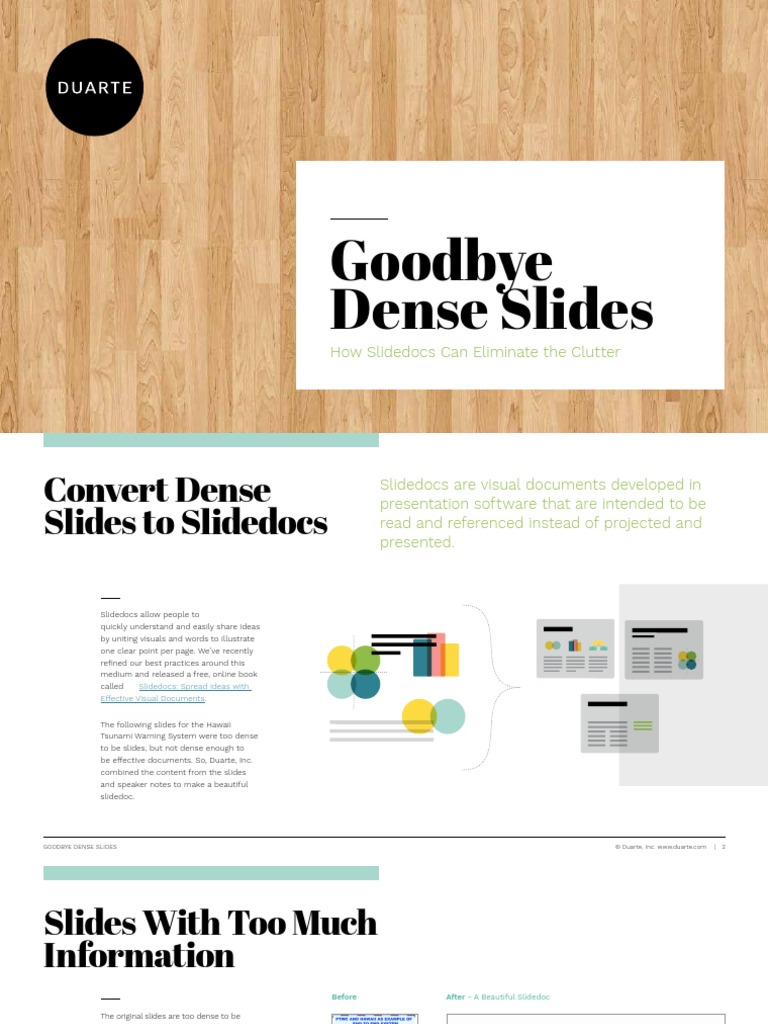 Goodbye Dense Slides: How Slidedocs Can Eliminate The Clutter | PDF ...
