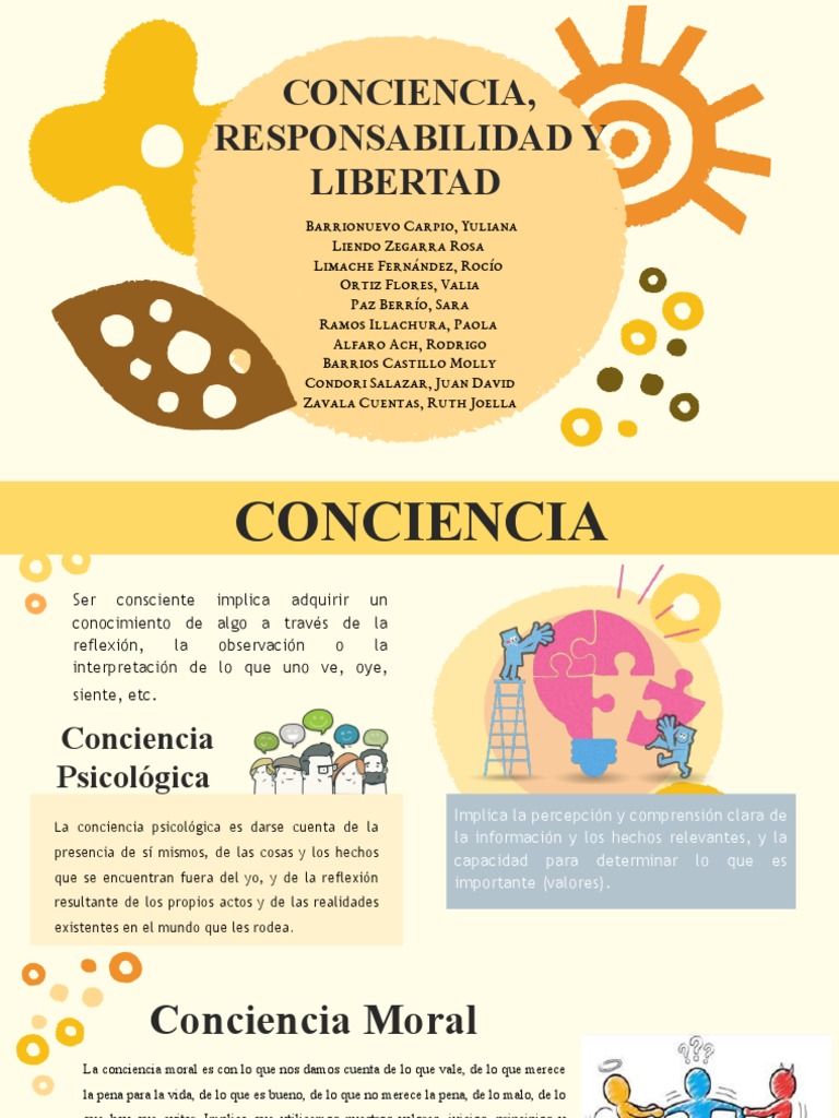Conciencia, Responsabilidad y Libertad | PDF | Libertad | Moralidad