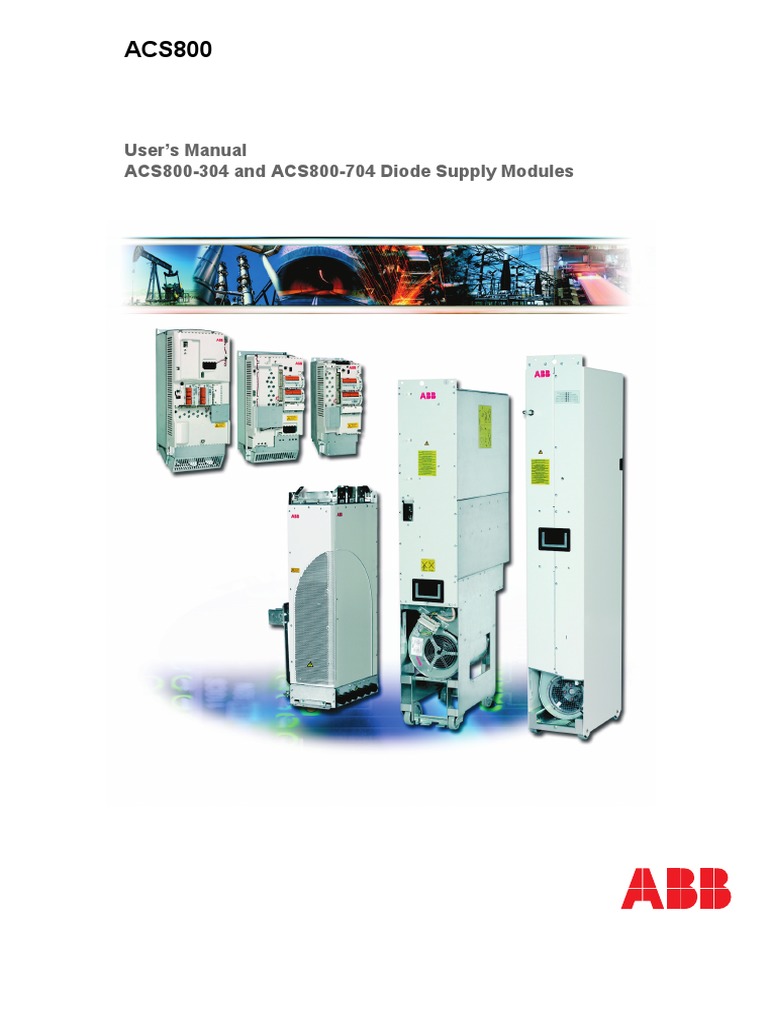 User's Manual ACS800-304 and ACS800-704 Diode Supply Modules | PDF ...