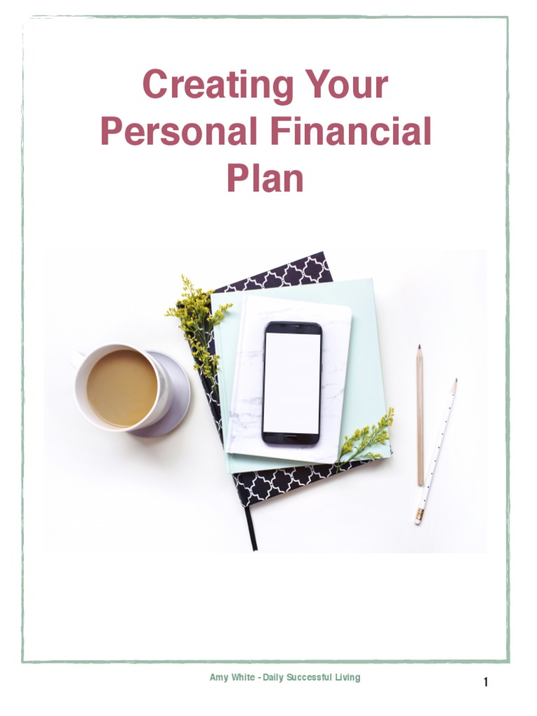 Personal Financial Plan Template | PDF | Wealth | Net Worth