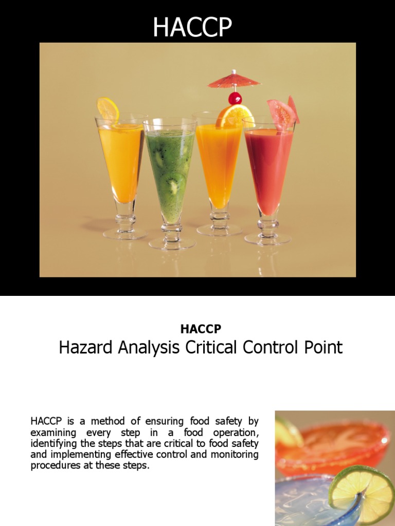 HACCP: Ensuring Food Safety Through Hazard Analysis | PDF | Hazard Analysis And Critical Control ...