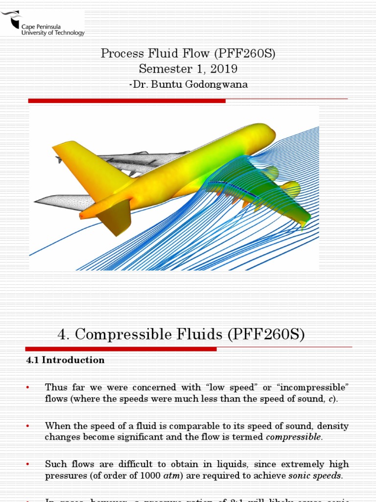 Compressible Fluid Flow Concepts | PDF | Compressible Flow | Fluid Dynamics