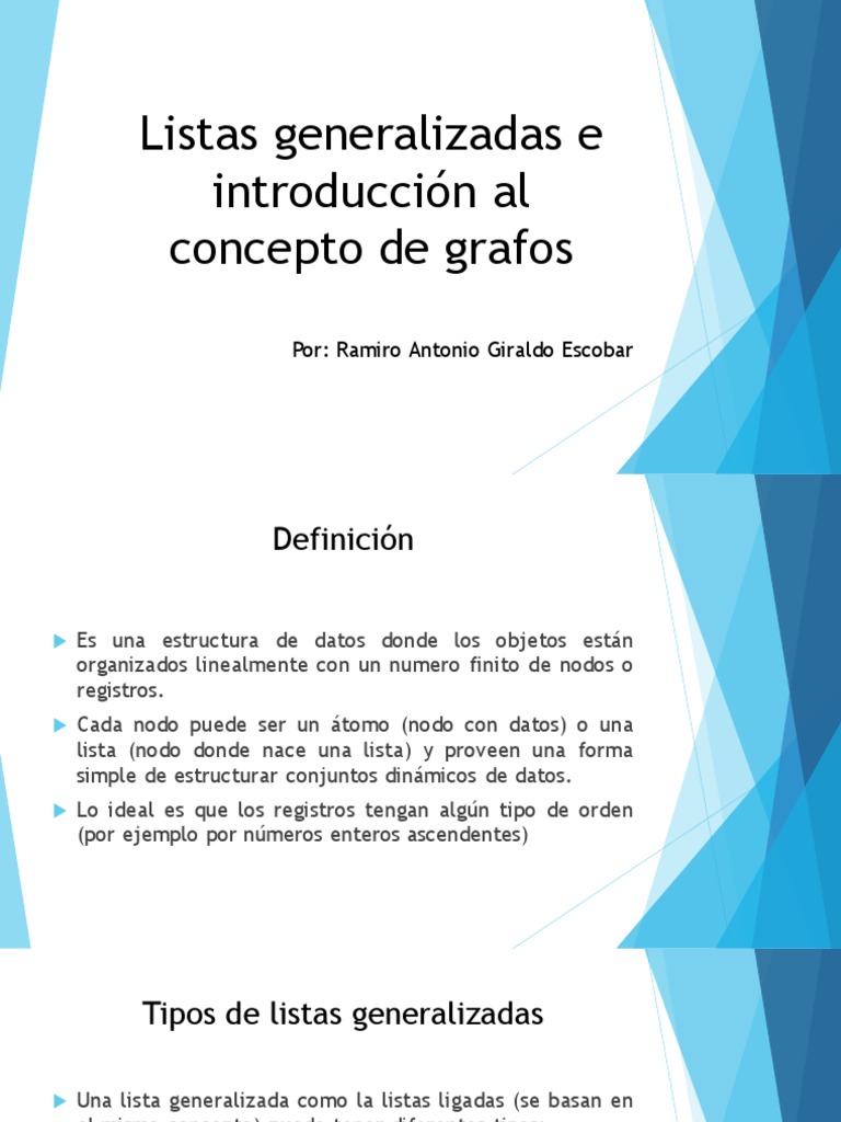 Listas Generalizadas | PDF | Vértice (teoría de grafos) | Combinatoria