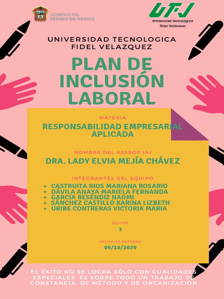 Plan de Inclusión Laboral PDF | PDF | Responsabilidad social ...