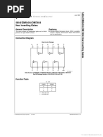 54F/74F04 Hex Inverter: General Description Features | PDF | Electrical ...