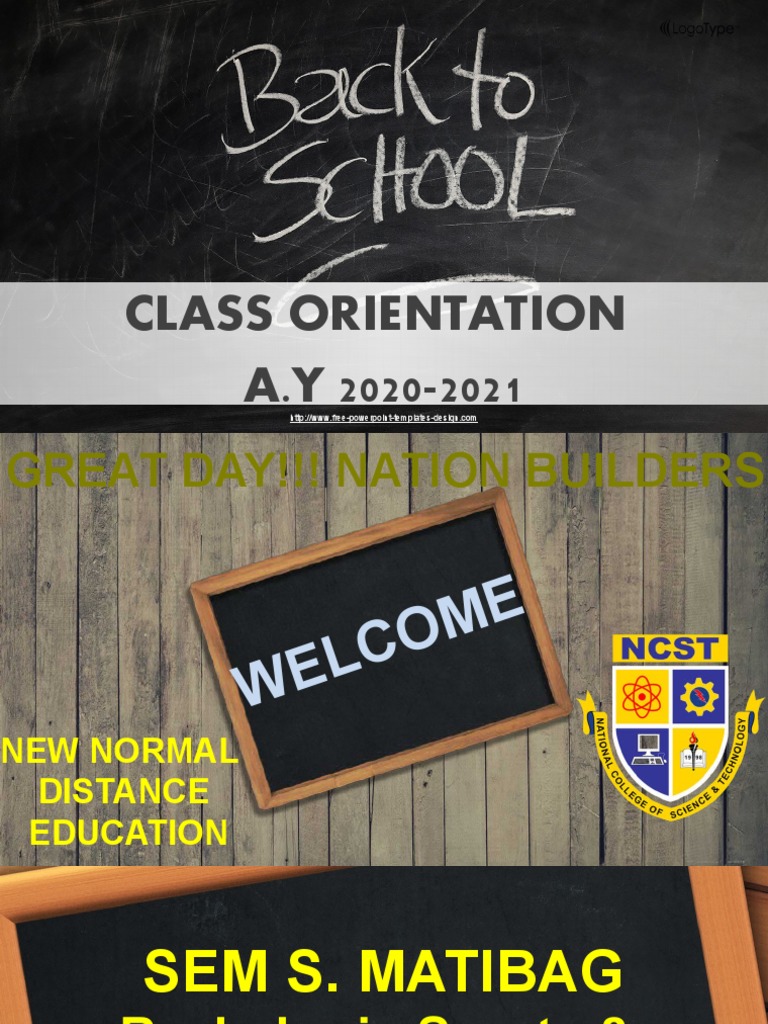 Class Orientation A.Y 2020-2021 | Download Free PDF | Cognition | Behavior Modification