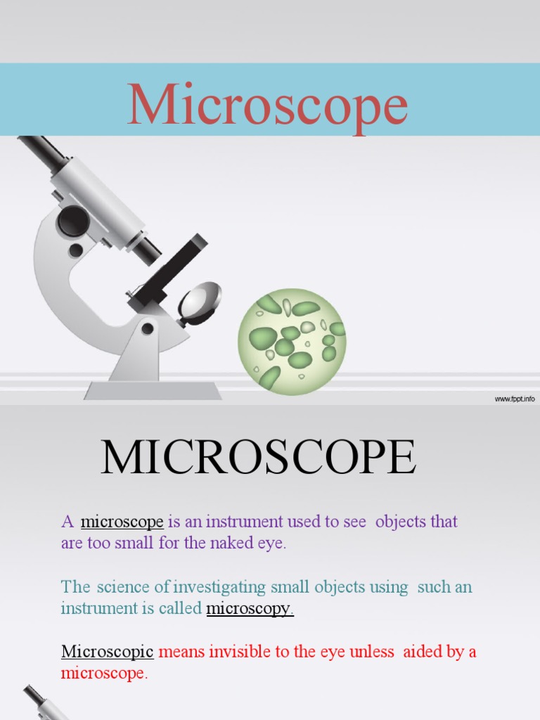 Maintaining Optimal Vision: A Guide to Proper Microscope Use and Care ...