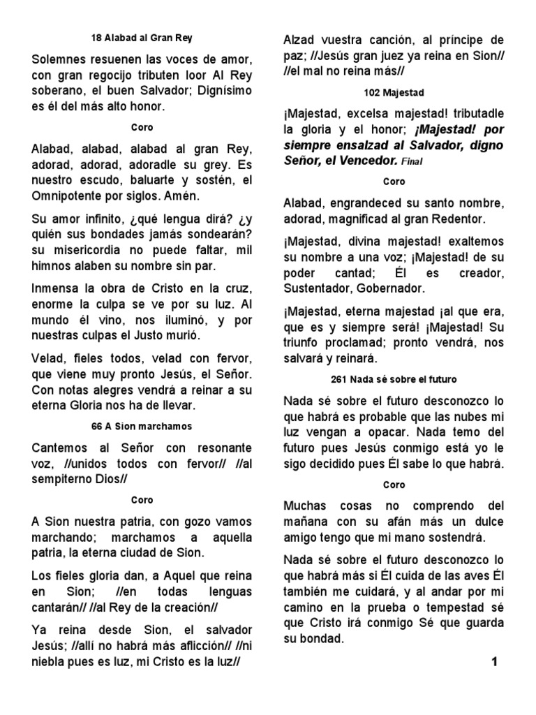 Himnos para La Misión | PDF | Cristo (título) | Concepciones de dios