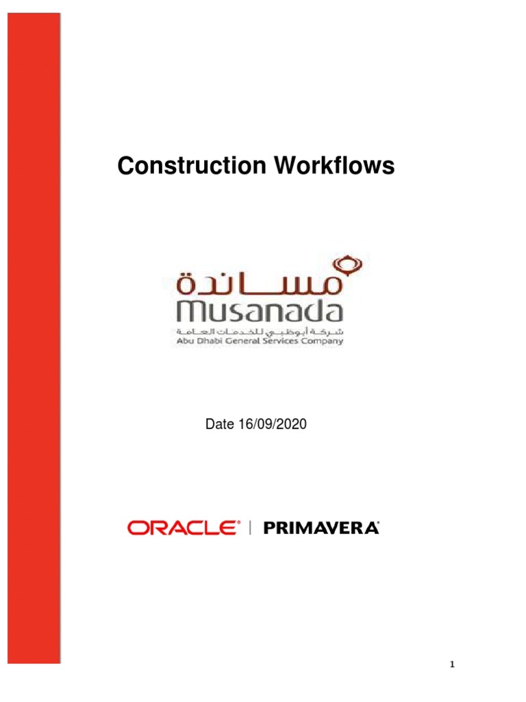 Construction Workflow Documentation Guide | PDF | Business