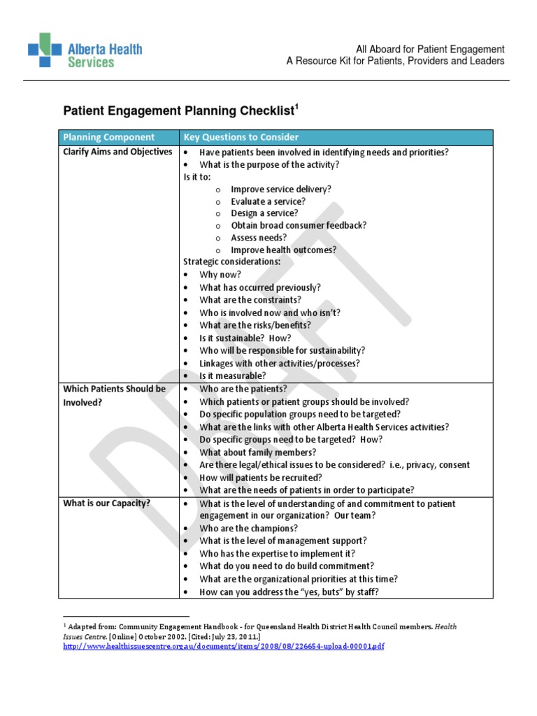 Patient Engagement Resource Kit Guide | PDF | Cognition | Business