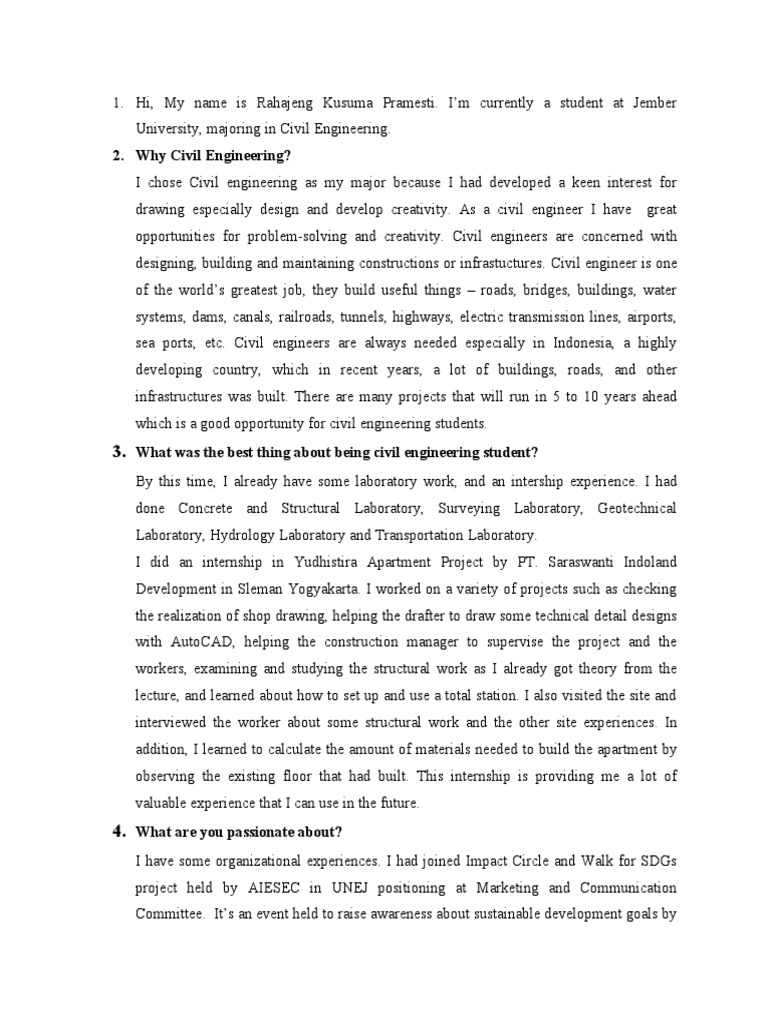 Script - Rahajeng Kusuma P. | Download Free PDF | Civil Engineering ...