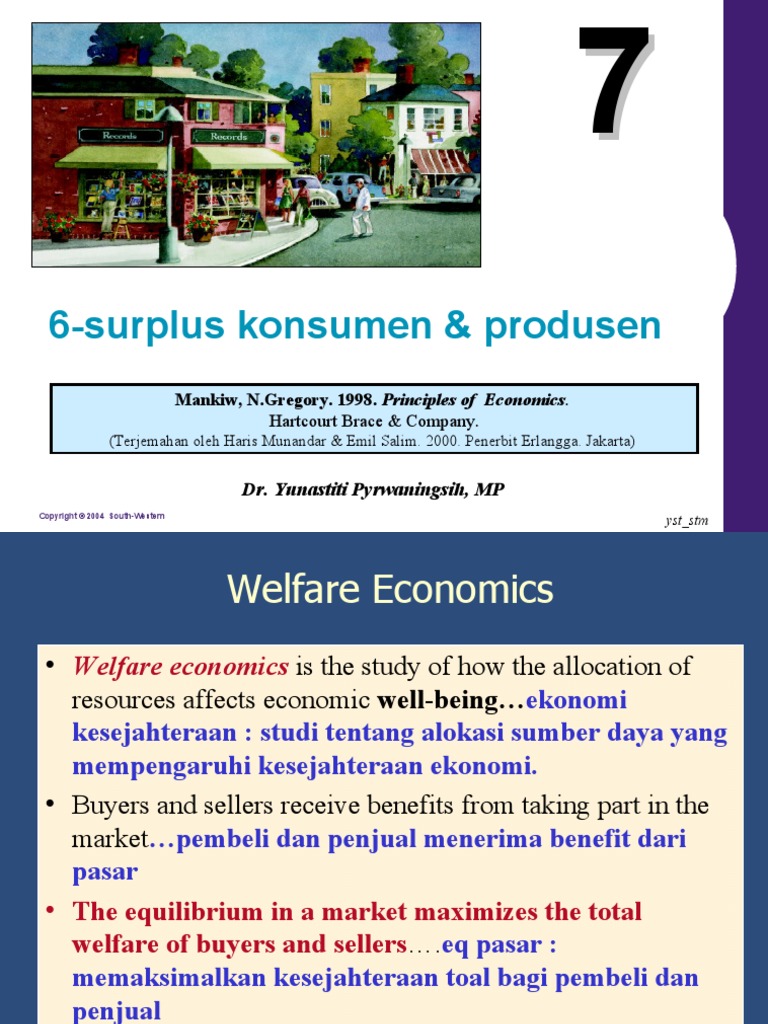 6-Surplus Konsumen & Produsen | PDF | Economic Surplus | Supply And Demand