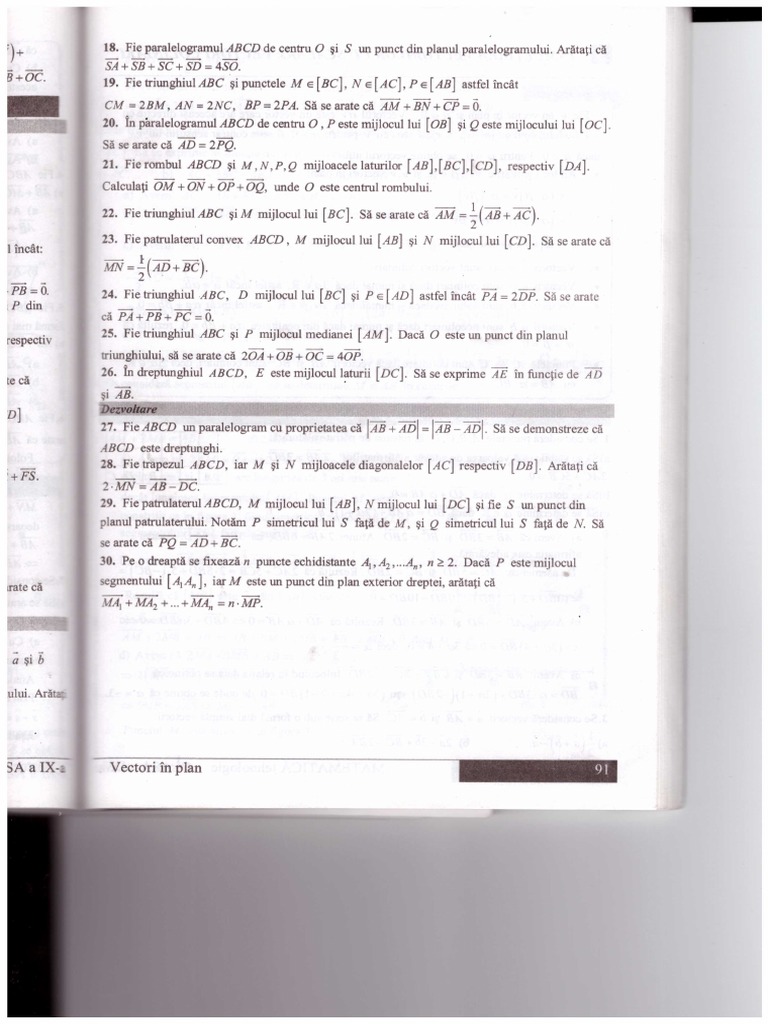 Vectori in Plan Aplicatii | PDF