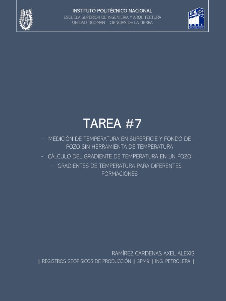 Medición y Cálculo de Gradientes Térmicos | PDF