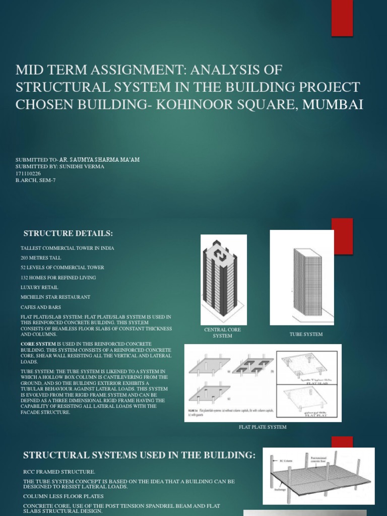 Mid Term Assignment: Analysis of Structural System in The Building Project Chosen Building ...