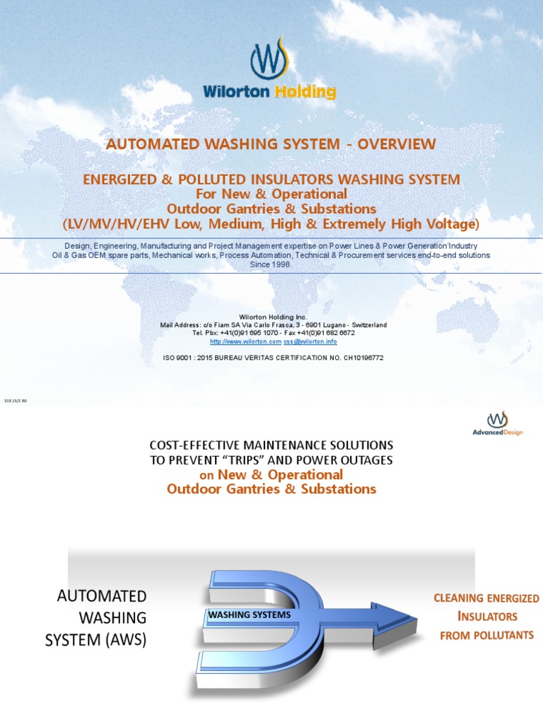 Automated Washing System - Overview | PDF | Electrical Substation ...