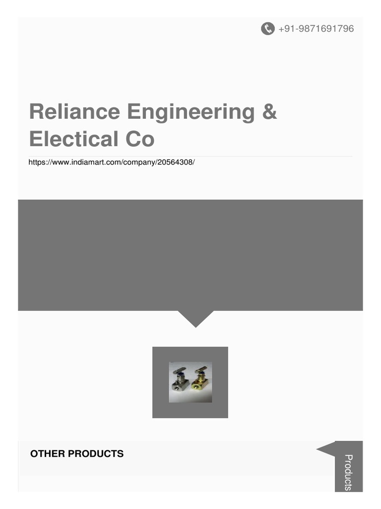 Reliance Engineering Product Overview | PDF