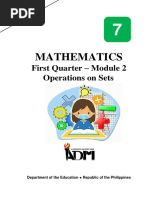 Math7 - q1 - Mod5 - Operations On Integers | PDF | Subtraction ...