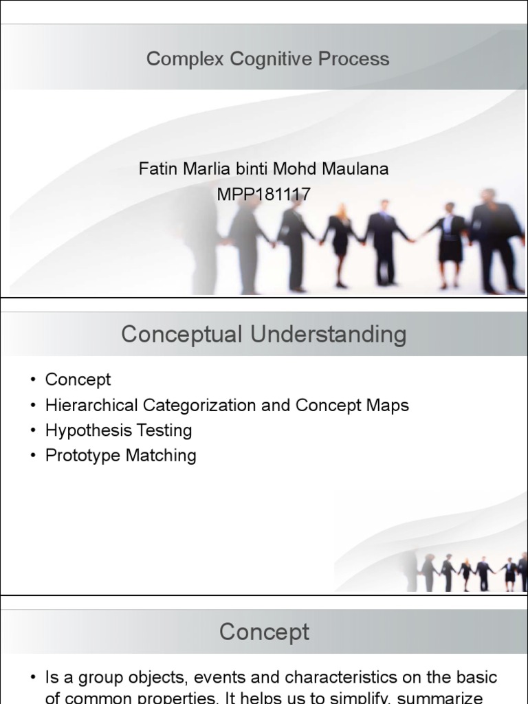 Complex Cognitive Process PDF | PDF | Critical Thinking | Concept