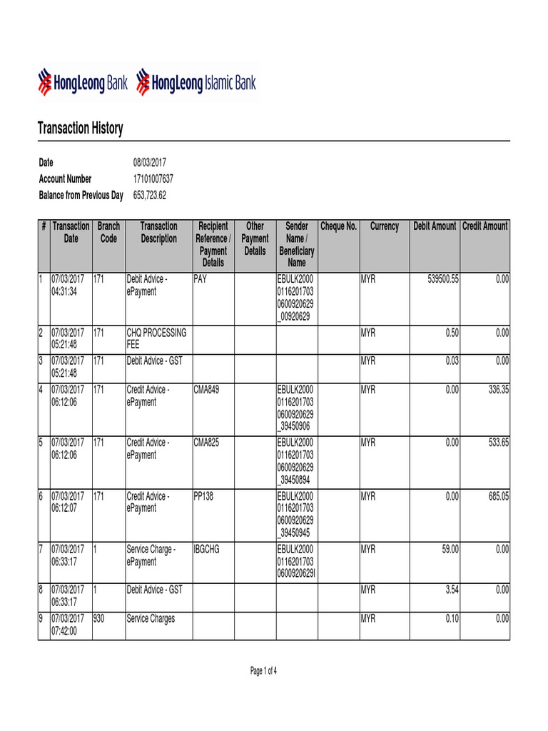 Transaction History | PDF | Payments | Financial Transaction