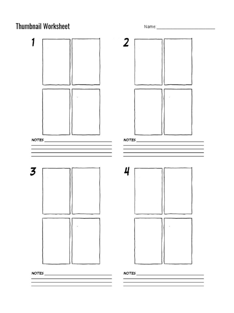 Thumbnail Worksheet: Name | PDF