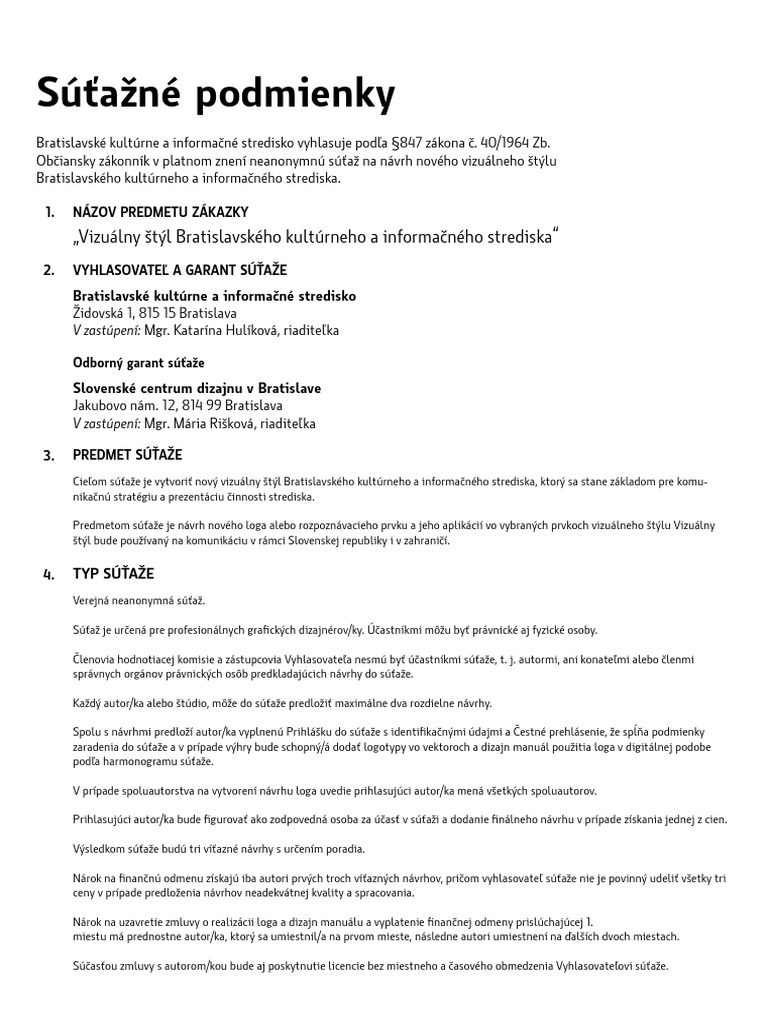 Sutaz Logo Bkis Podmienky PDF | PDF