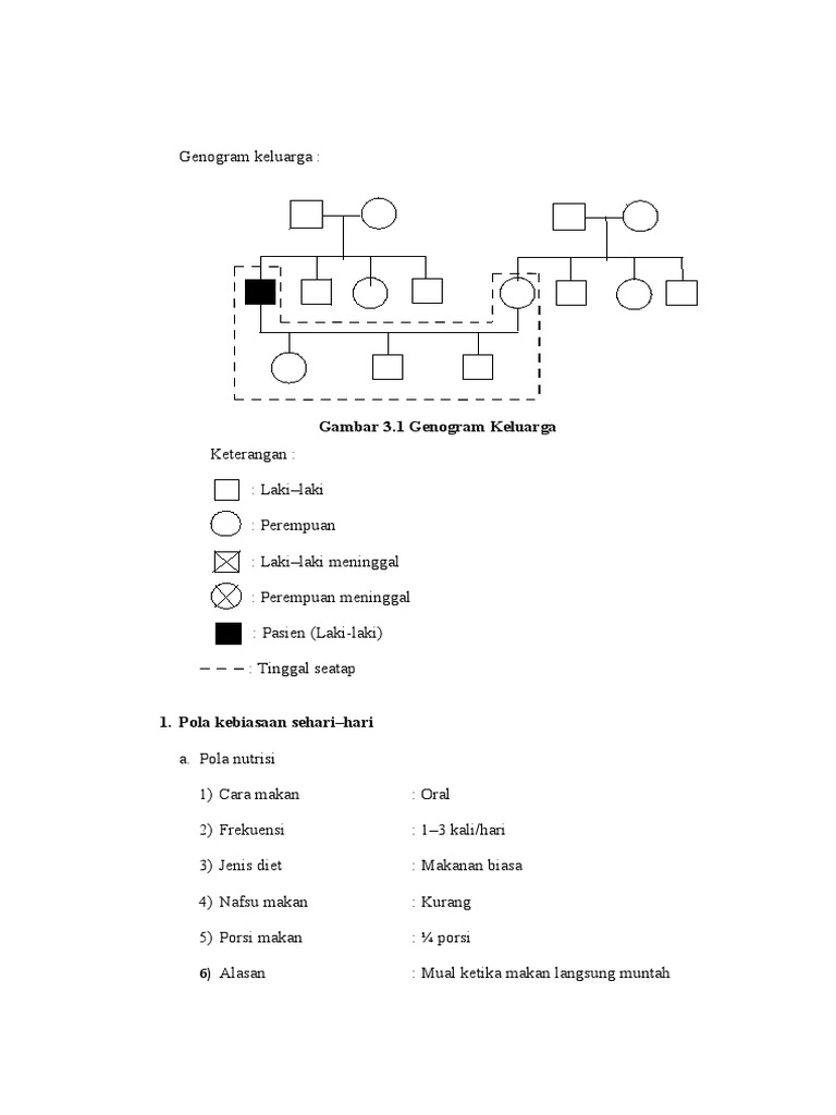 Genogram Keluarga | PDF