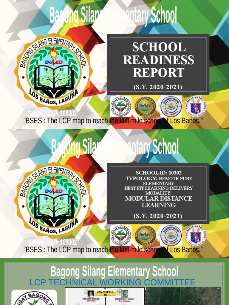 Usapang LB Bagong Silang E.S. School Readiness SLCP Adjusted Sy 2020 ... Usapang LB Bagong Silang E.S. School Readiness SLCP Adjusted Sy 2020 ...
