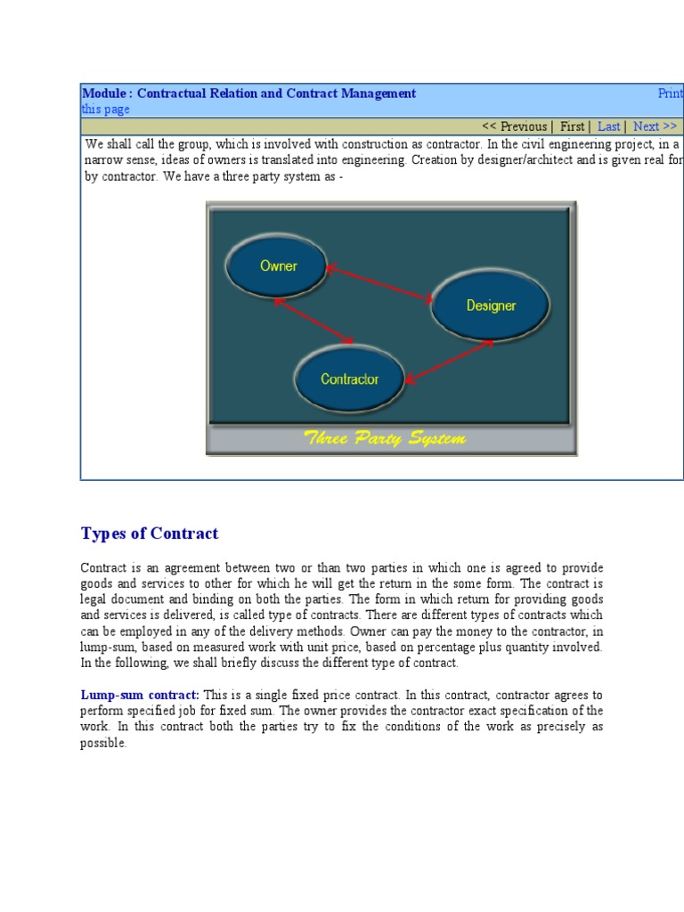 Contract Management in Construction Industry | PDF | Arbitration ...