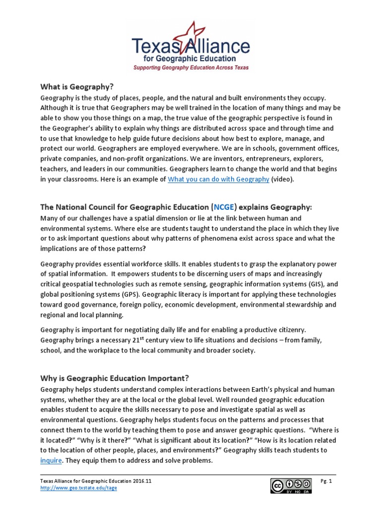 What Is Geography | PDF | Geomatics | Geography