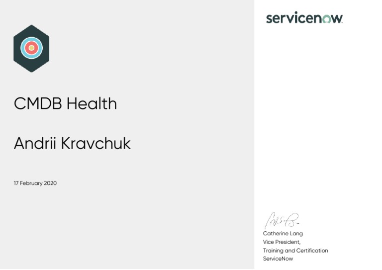 CMDB Health Overview 2020 | PDF