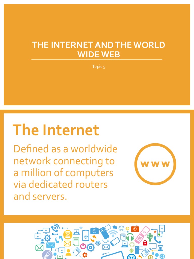 Topic 5 - The Internet and World Wide Web | PDF