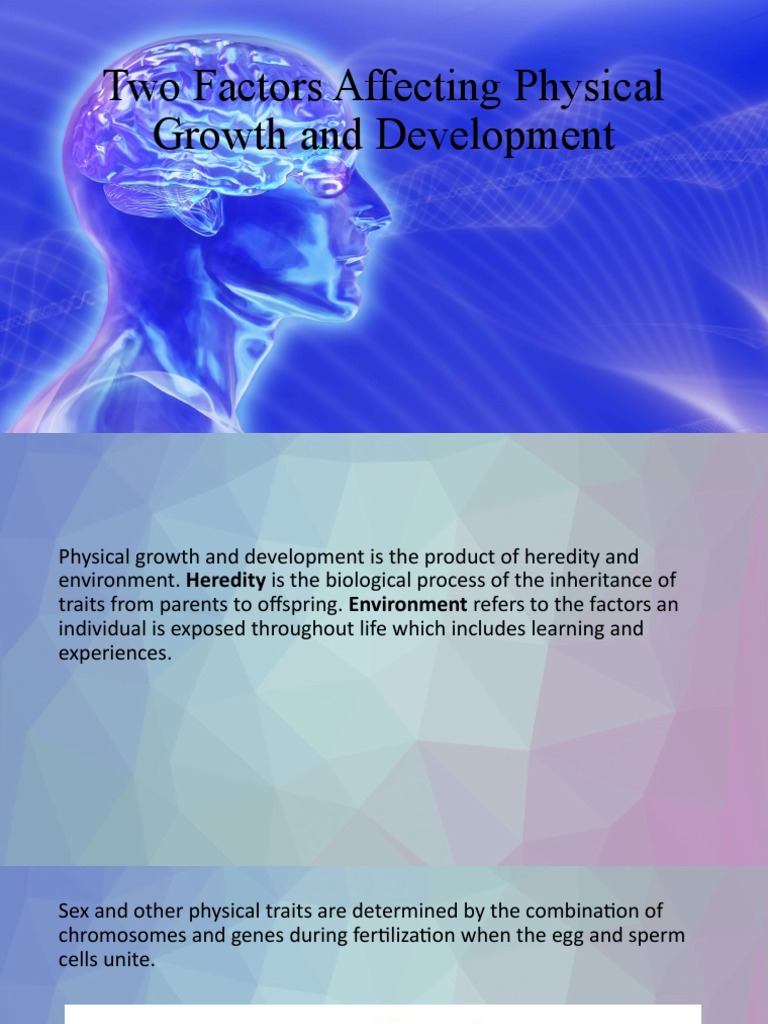 Two Factors Affecting Physical Growth and Development | PDF