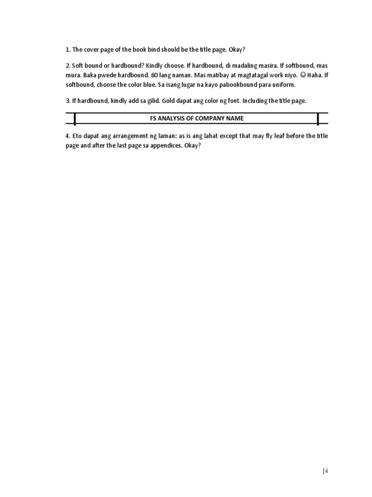 Reminders For The Bookbinding | PDF