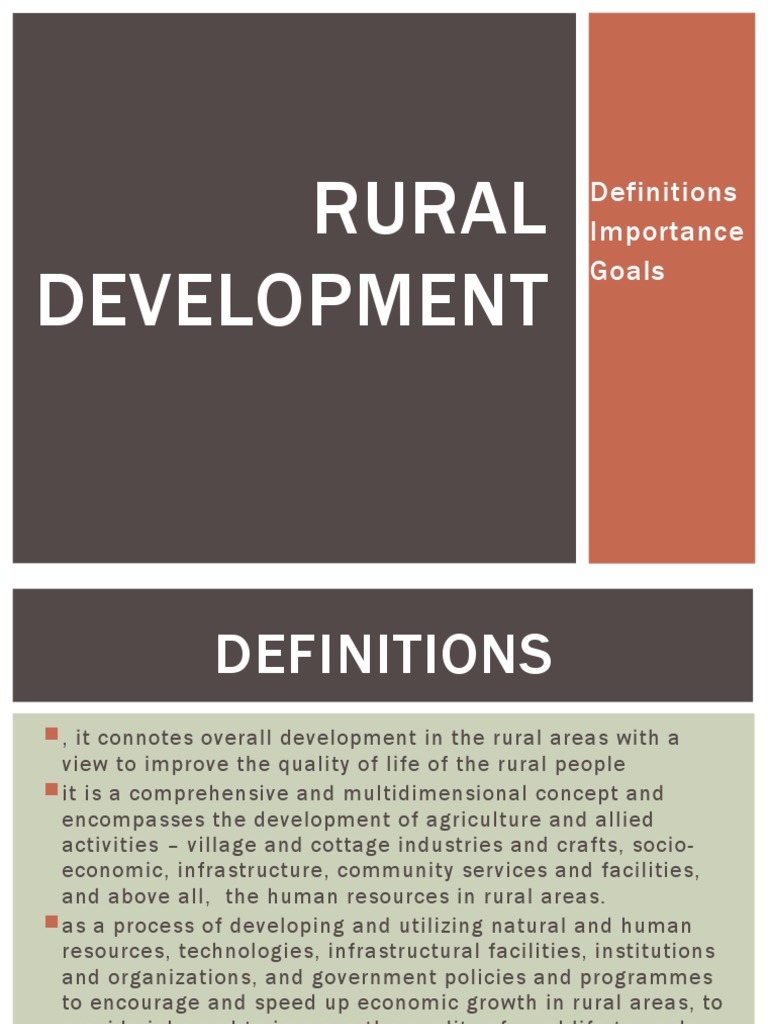 in Rural Development | PDF | Rural Development | Poverty