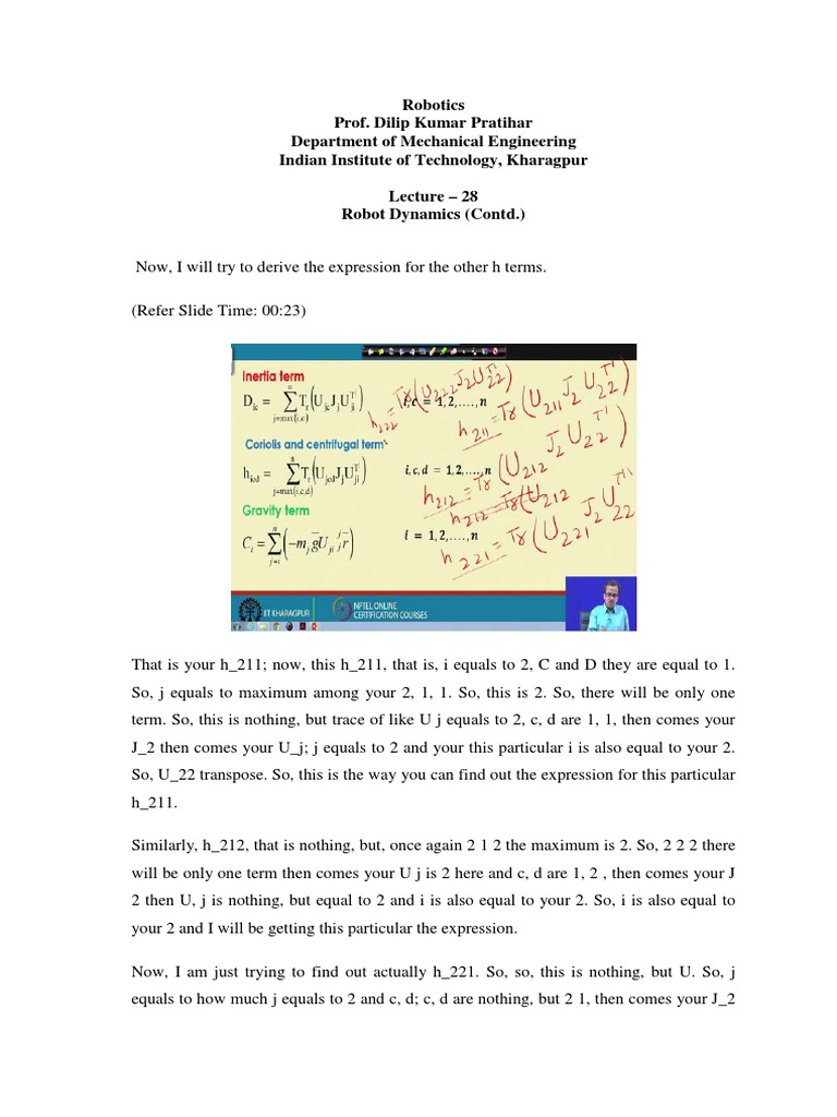Lec 28 | PDF | Matrix (Mathematics) | Euclidean Vector