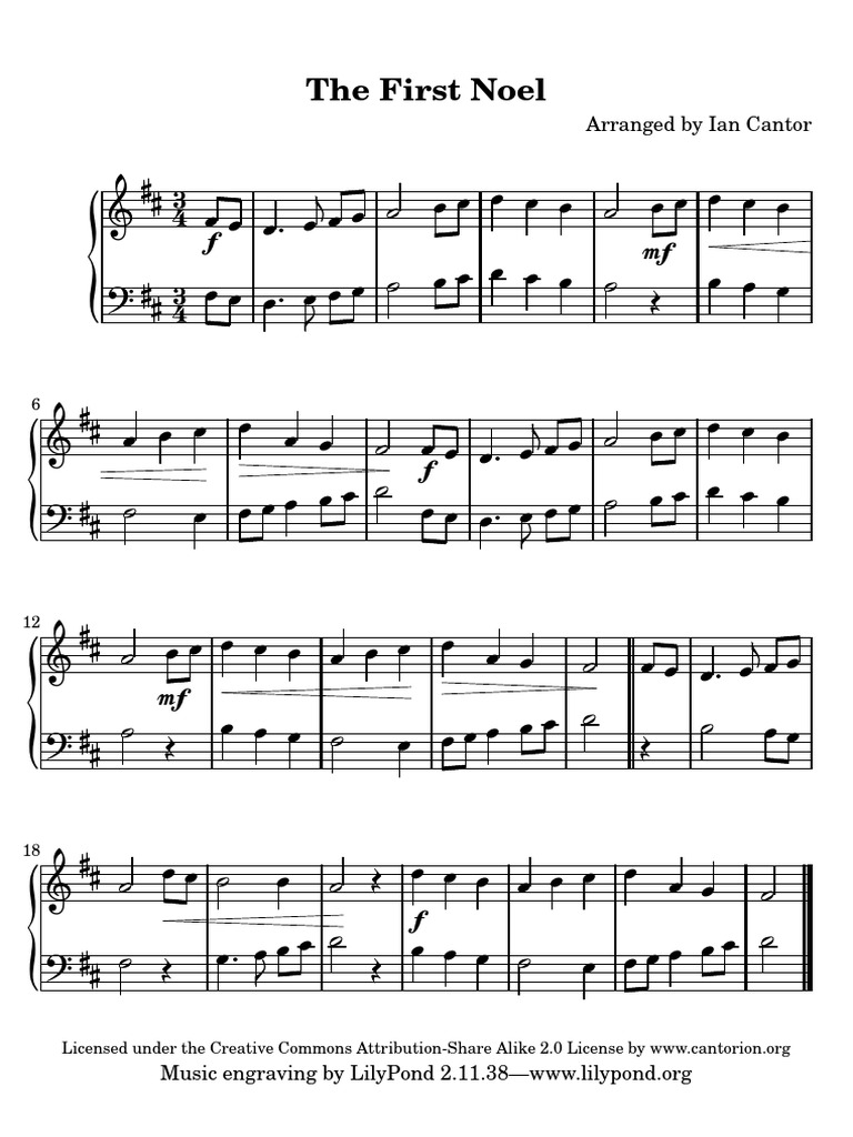 The First Noel PDF | PDF