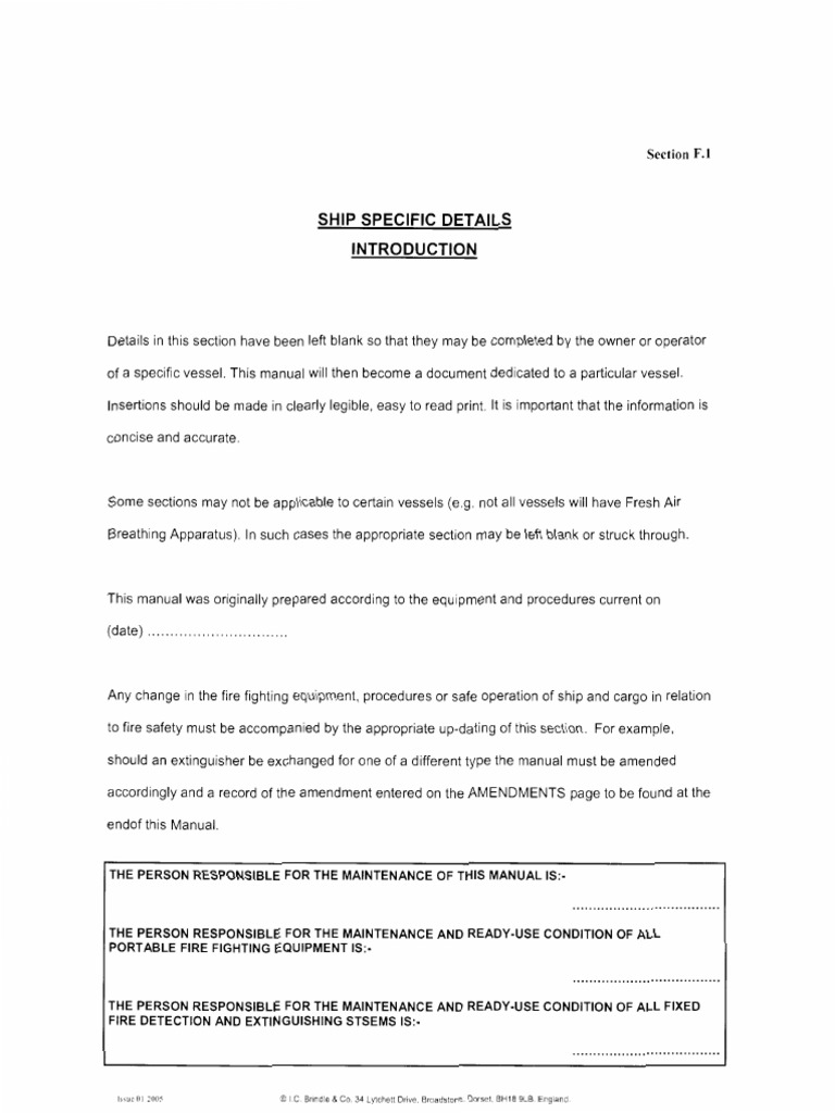 MT Vinalines Galaxy FFE & LSA PDF | Download Free PDF | Firefighting ...