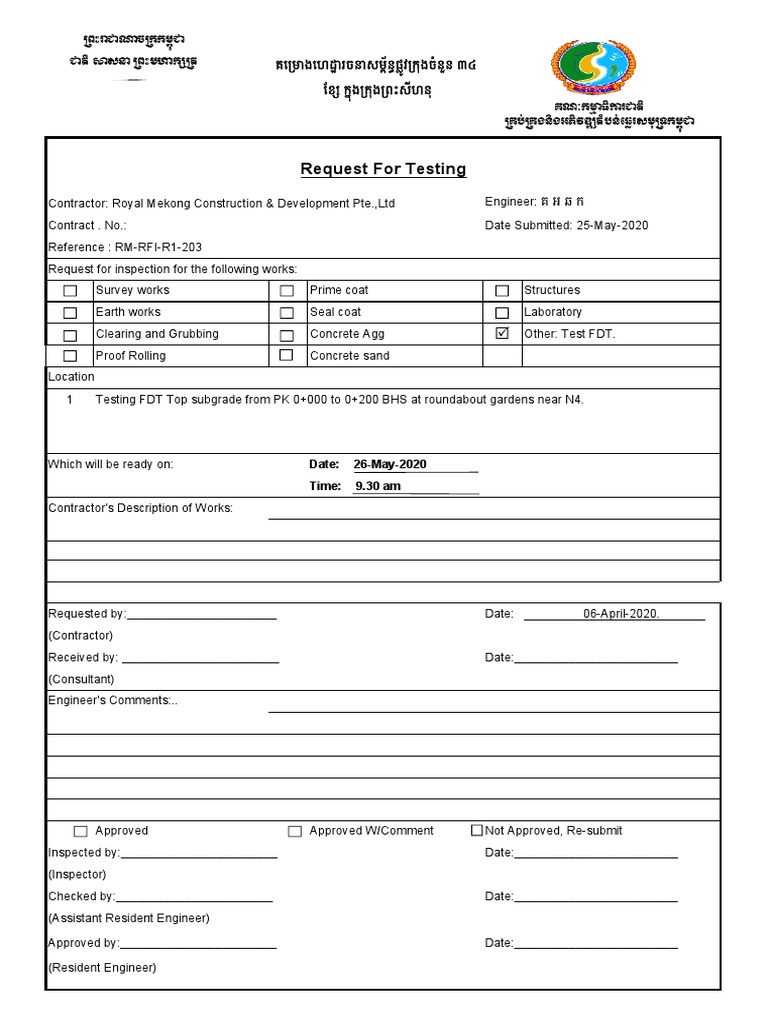 Inspe-FDT Top Subgrade-203 | PDF
